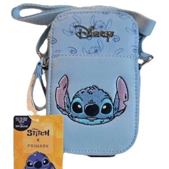 Disney | Bags | Primark Disney Lilo Stitch Faux Leather Crossbody Cell ...